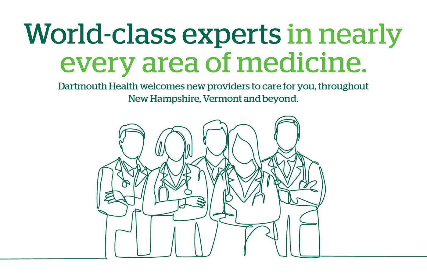 Dartmouth Health adds 84 new providers from various disciplines across ...